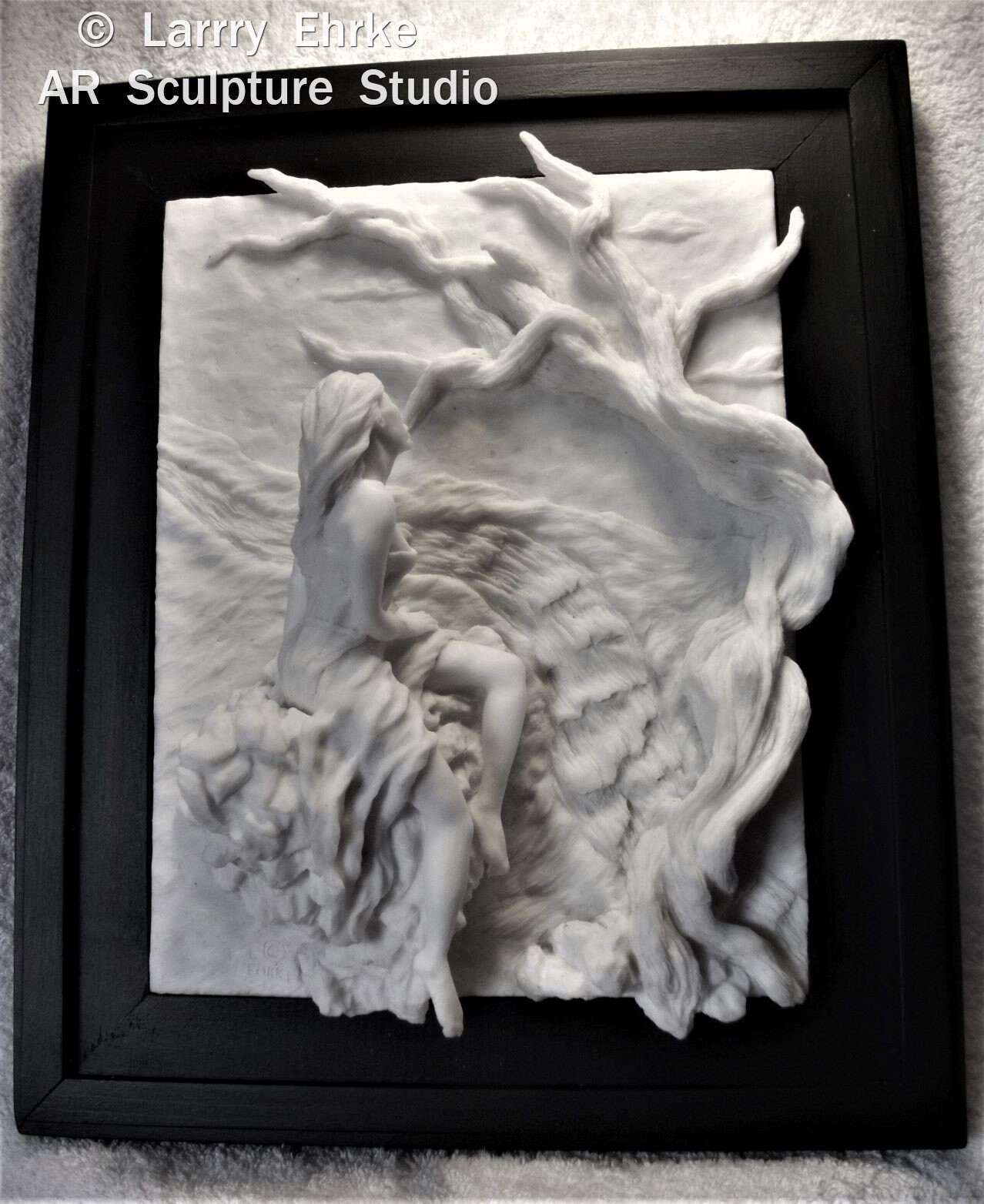 High Relief Wall Art, Elegant 3D Figure Sculpture Framed Artwork - Etsy