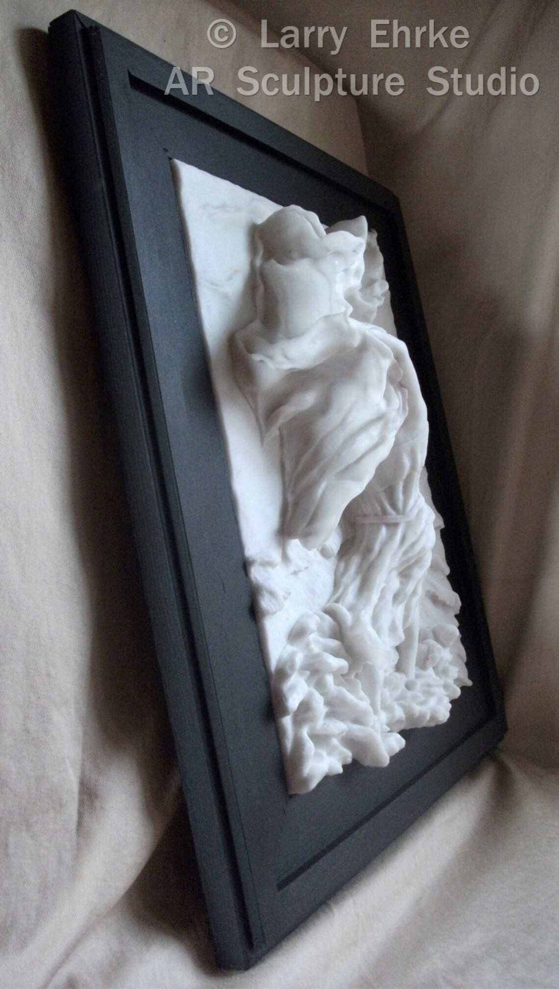 High Relief Wall Art, Elegant 3D Figure Sculpture Framed Artwork - Etsy