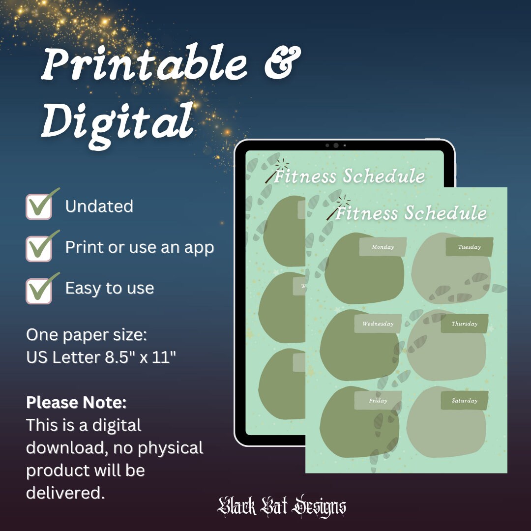 Wizard Planner Bundle Digital Planner Printable Planner Daily Planner ...