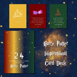 Wizarding World Inspirational Card Deck PDF Printable Inspirations ...
