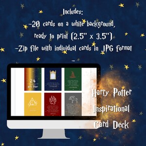 Wizarding World Inspirational Card Deck PDF Printable Inspirations ...