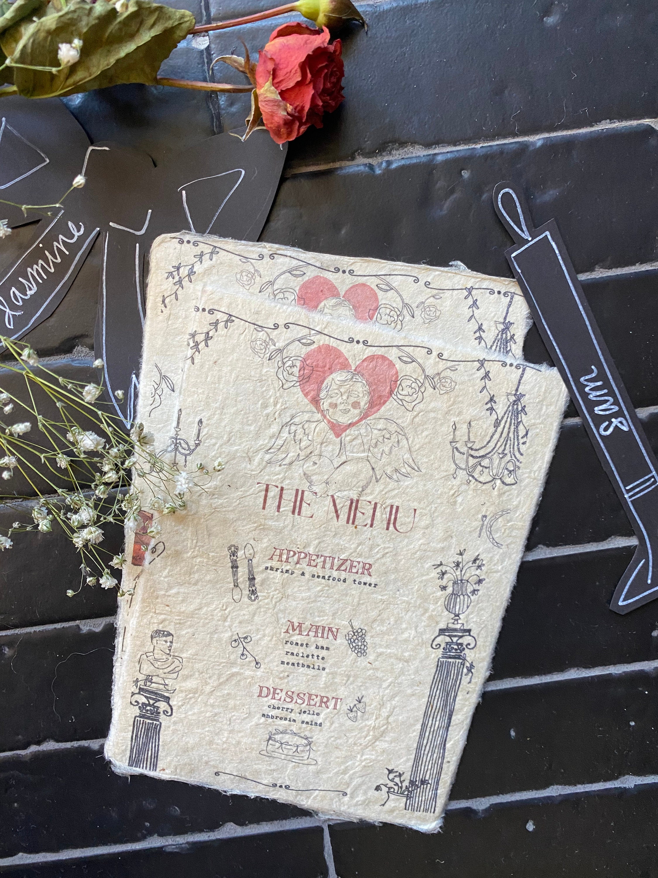 Digital Template - Baroque Dinner Menu (wedding / Dinner Party) - Etsy