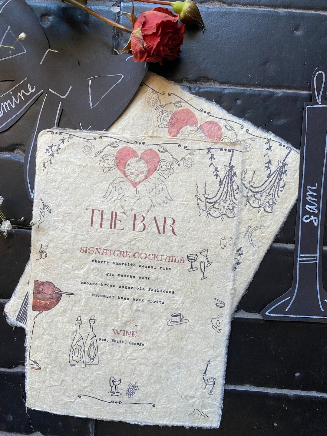 Digital Template - Baroque Bar Menu (wedding / Dinner Party) - Etsy