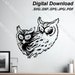 Owls, Morphing Animal Head, Inspirational Design, Cuttable Design ...