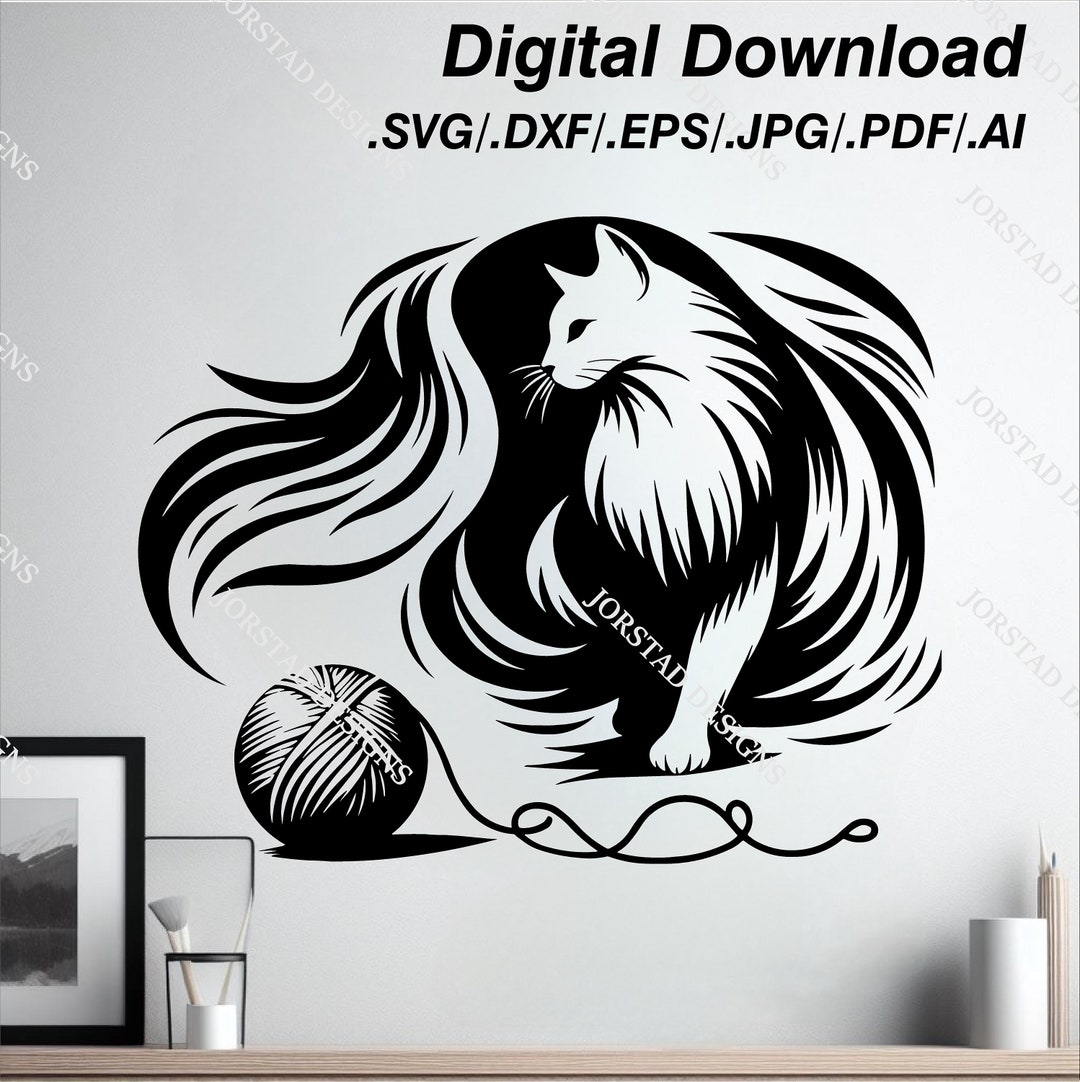 Cat Intimidation, Yard Ball, Inspirational Design, Cuttable Design ...