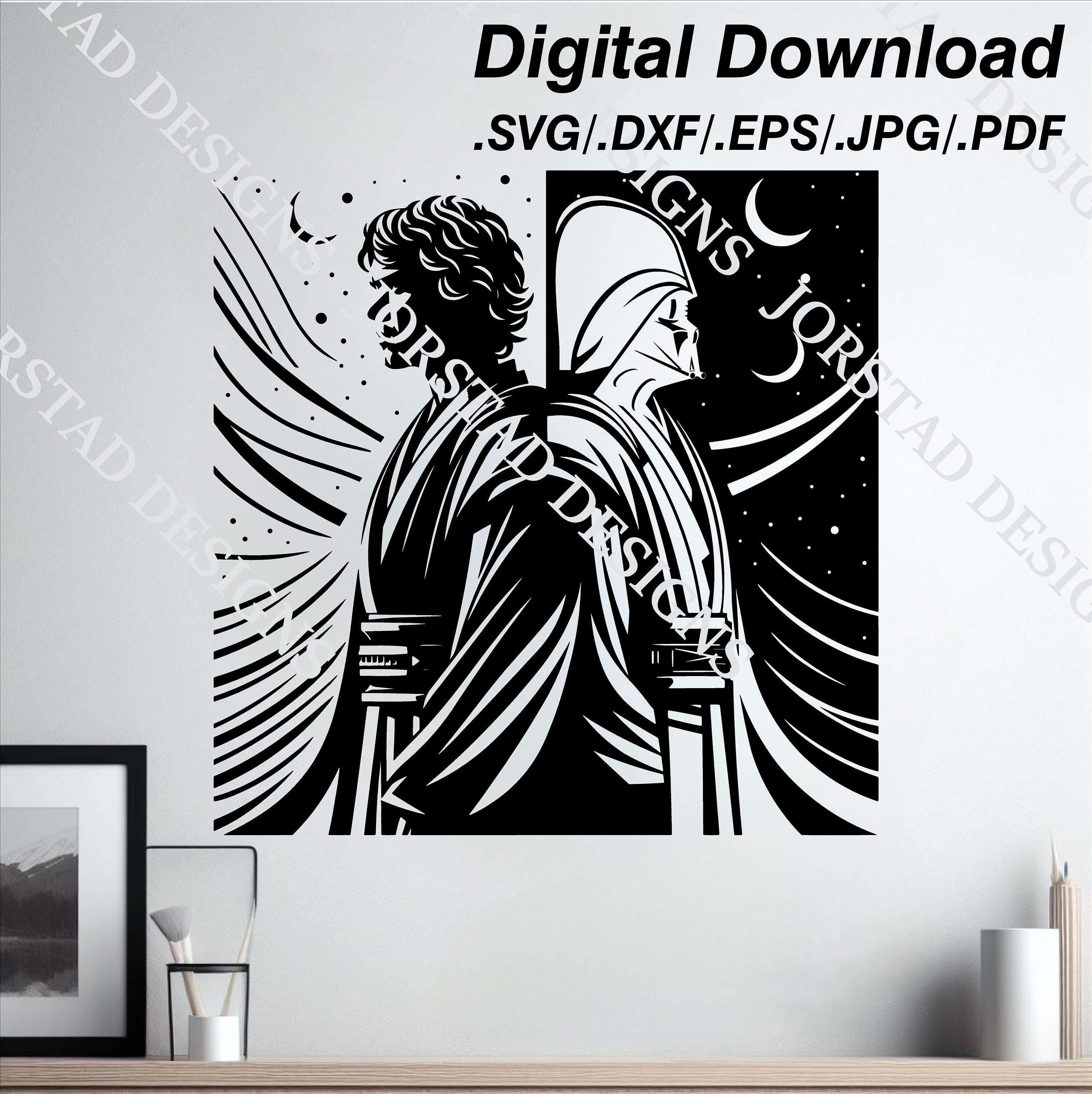 Darth Vader Conceptual Design, Star Wars Mirror of True Self, Digital ...