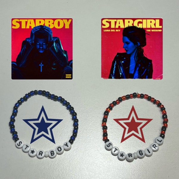 Starboy and Stargirl Bracelet - Etsy