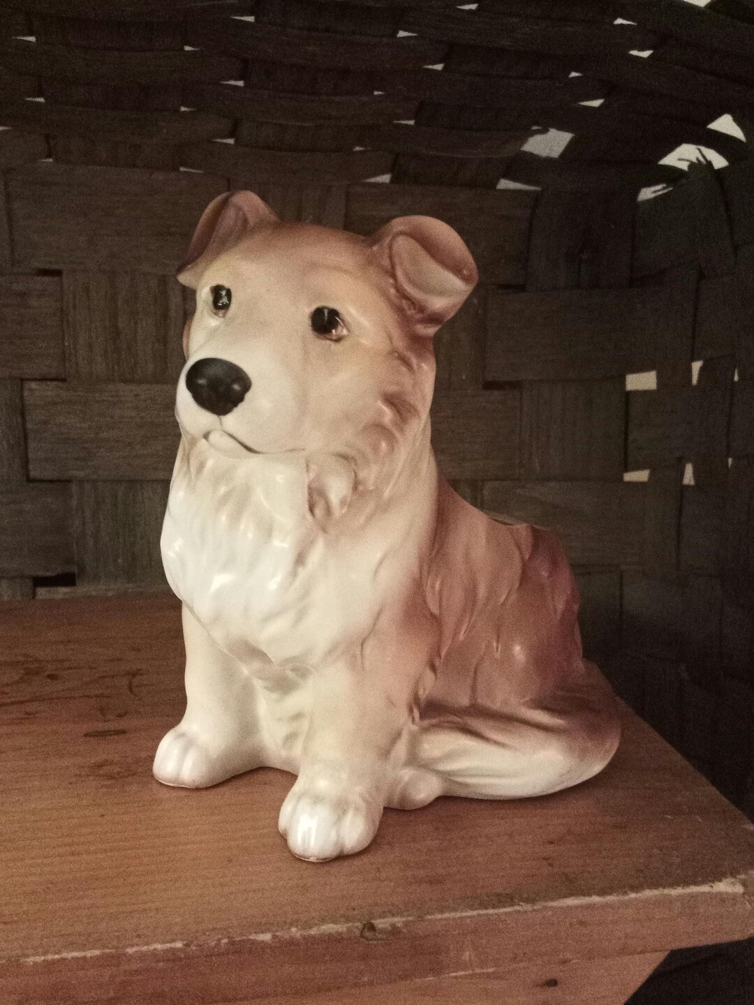 Napcoware Collie Dog Planter - Etsy