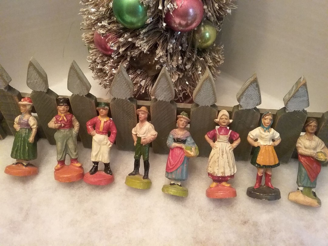 Elastolin Putz Figures - Etsy