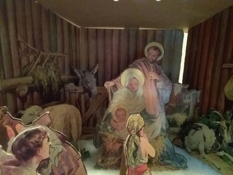 Crèche Nativity Manger - Etsy