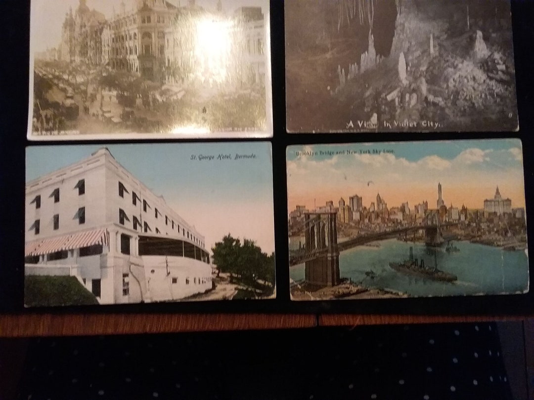 4 Post Cards - Etsy