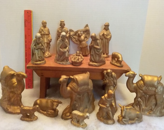 Gorgeous 16 Piece Large Holland Mold Nativity Set - Etsy