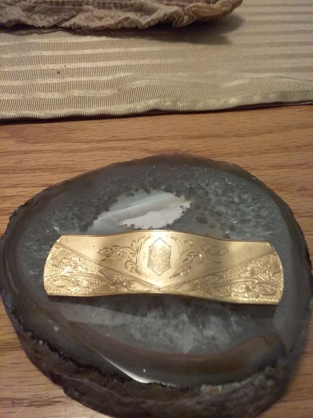 Victorian Etched Design Bar Pin - Etsy