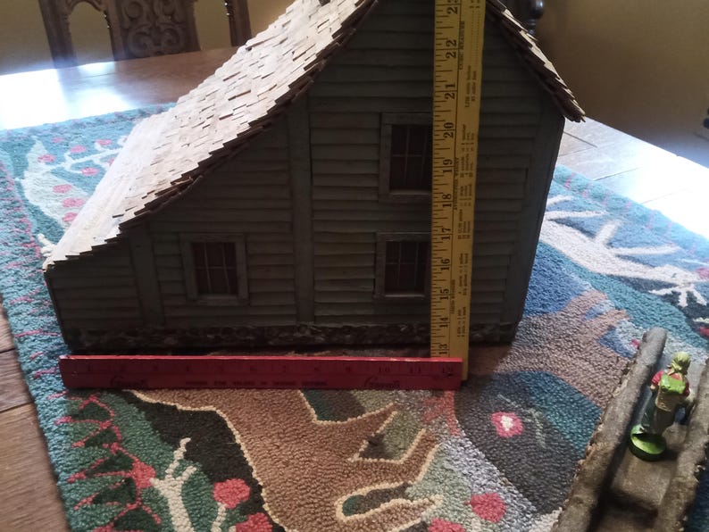 Saltbox Miniature Building Primitive Vinyette - Etsy