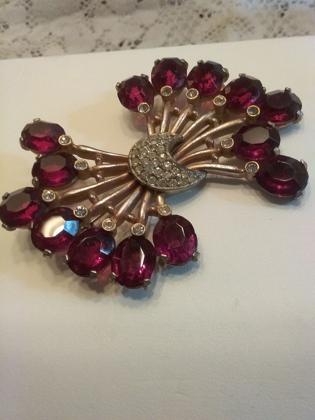 Large Spray Bouquet Brooch - Etsy