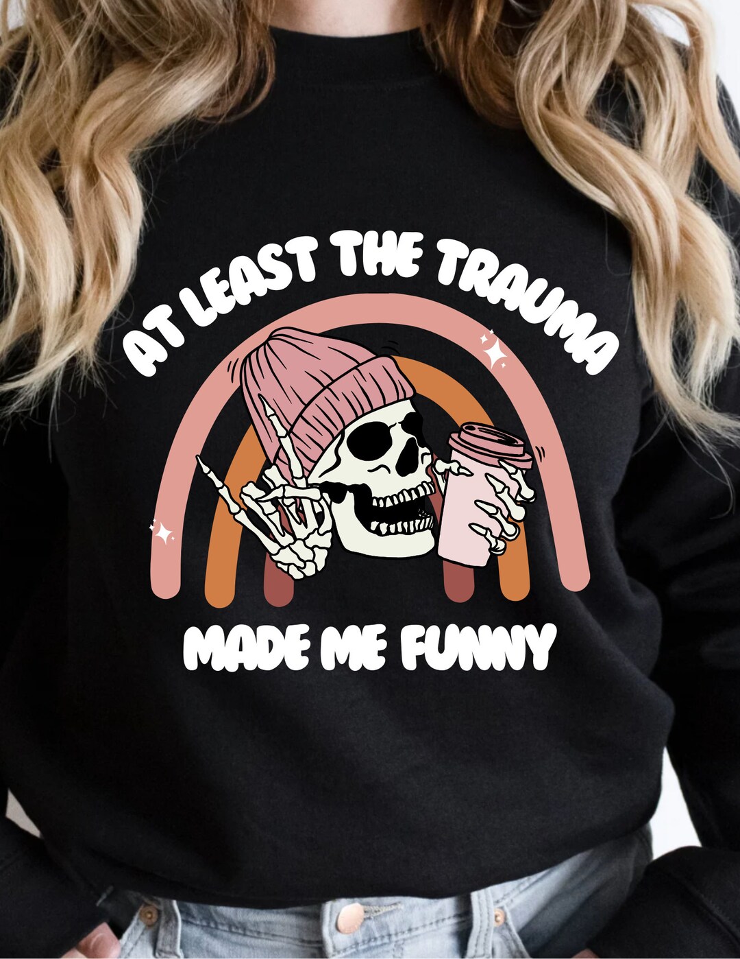At Least the Trauma Made Me Funny Png & Svg, Trauma, Mental Health - Etsy