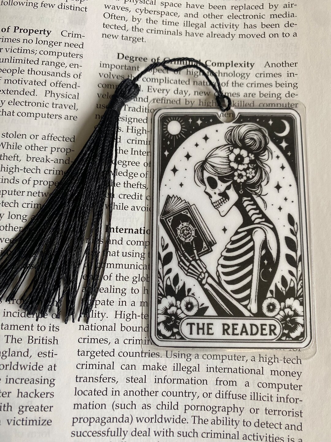 Tarot Card Funny Bookmark Gift for Her, Gift for Him, Book Accessories ...