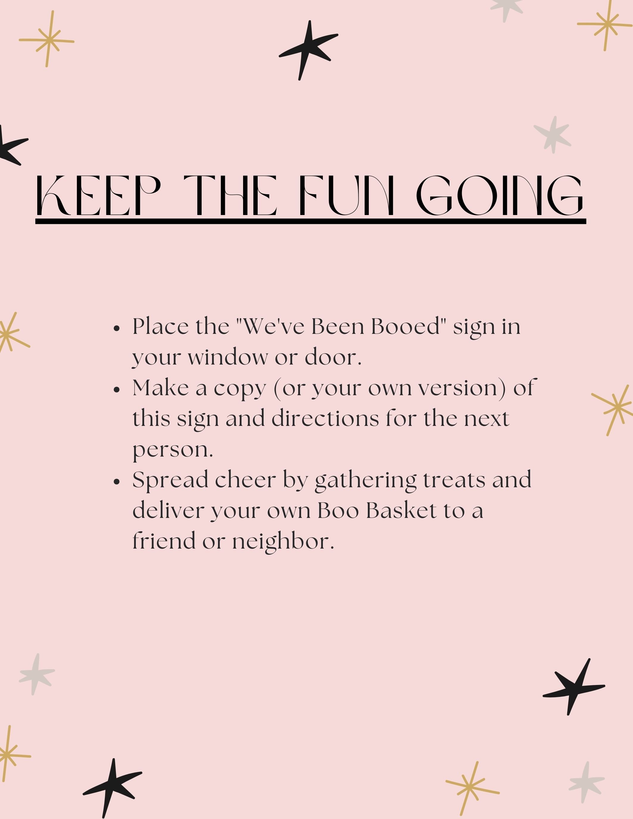 Printable Halloween Boo Basket Sign Halloween Gift Printable Basket ...