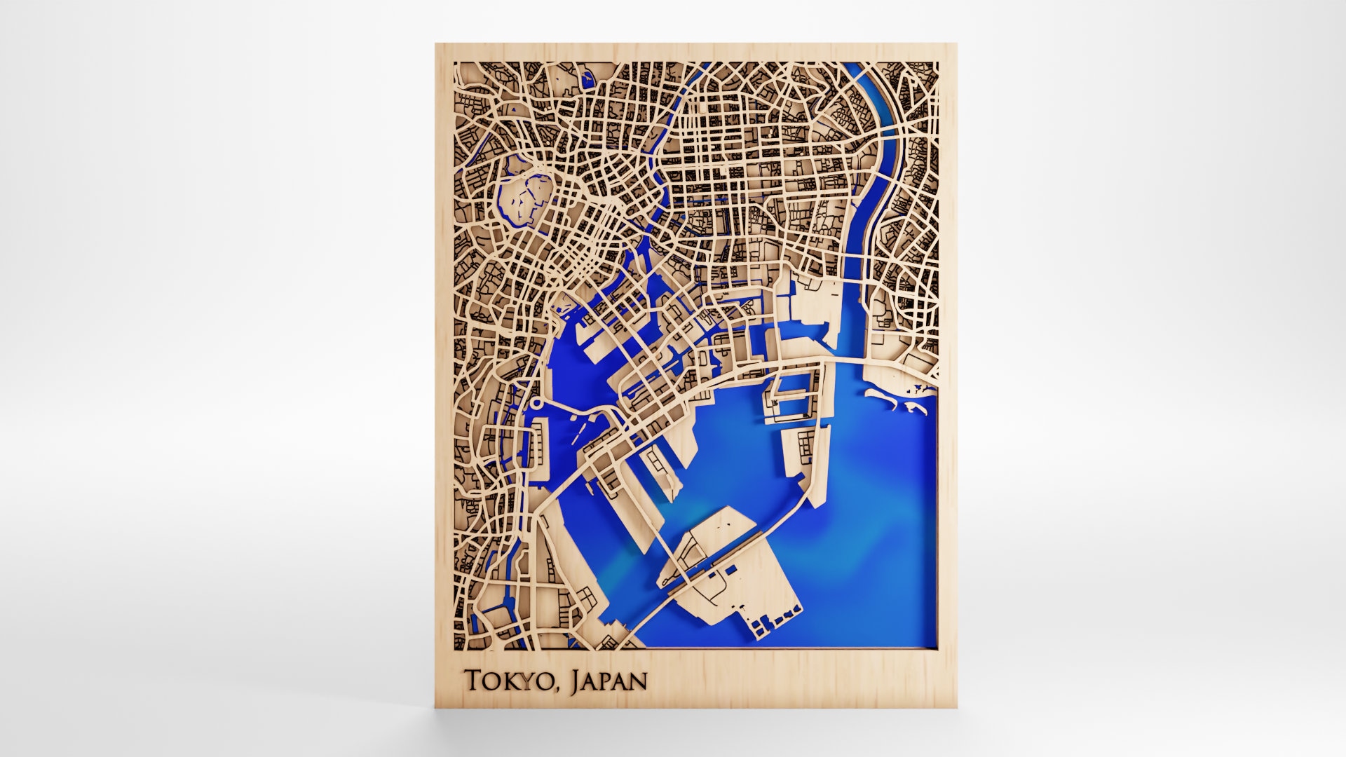 Wooden Map of Any City Custom Message Laser Cut Includes Frame - Etsy