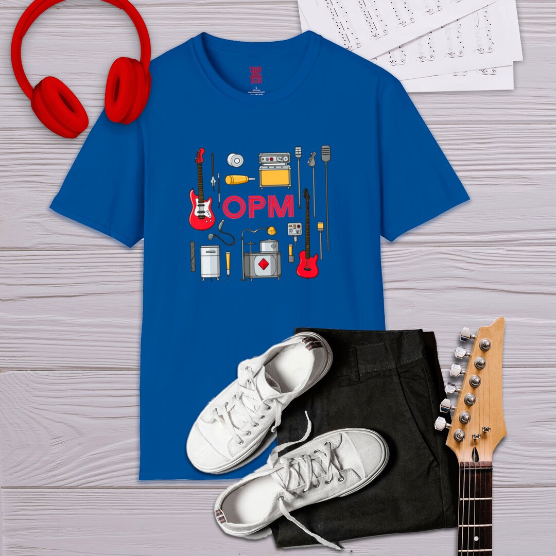 Filipino OPM Music Unisex Softstyle T-shirt Philippines Music Softstyle ...