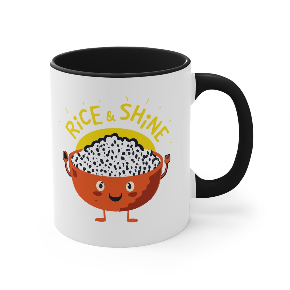 Filipino Rice & Shine Mug | Red Accent Coffee Mug, 11oz - Etsy