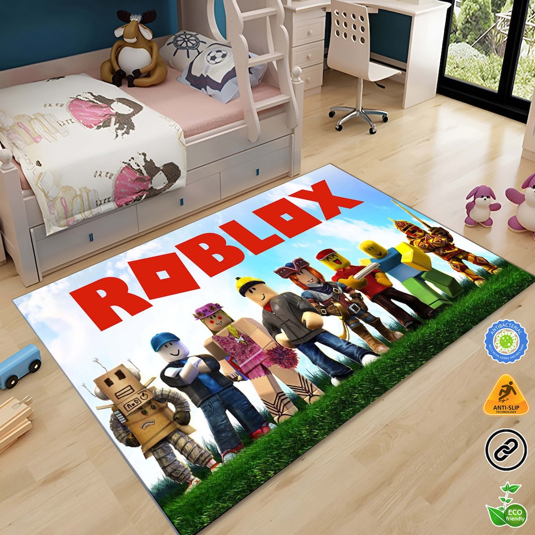 Roblox Design Rug: Popular Animation Theme Modern & Custom - Etsy
