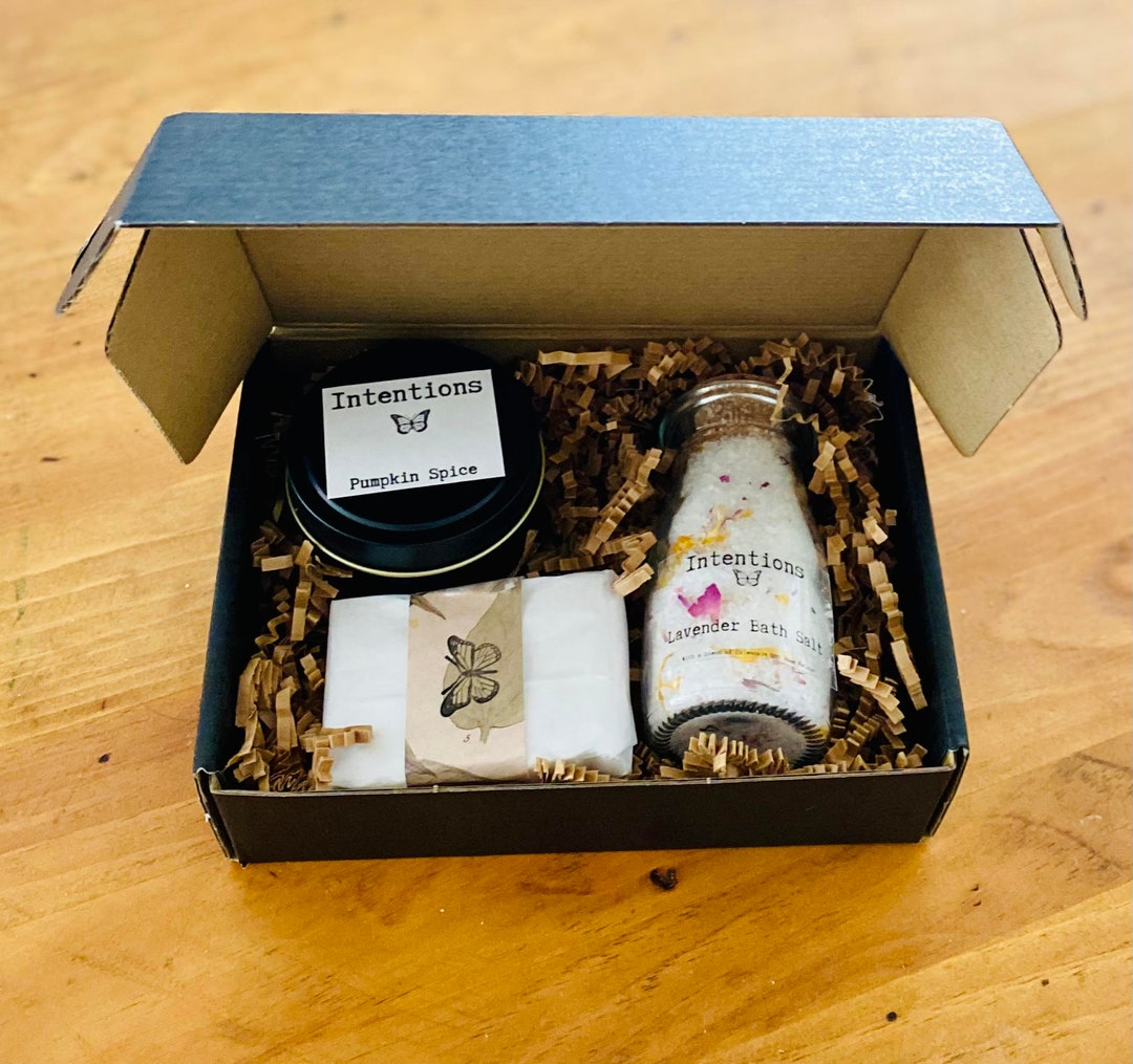 Bath Salt Gift Box Set - Etsy