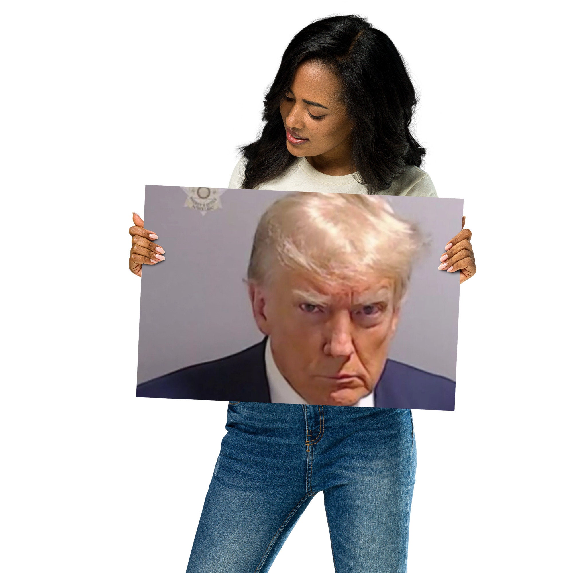Trump Mugshot Poster - Etsy
