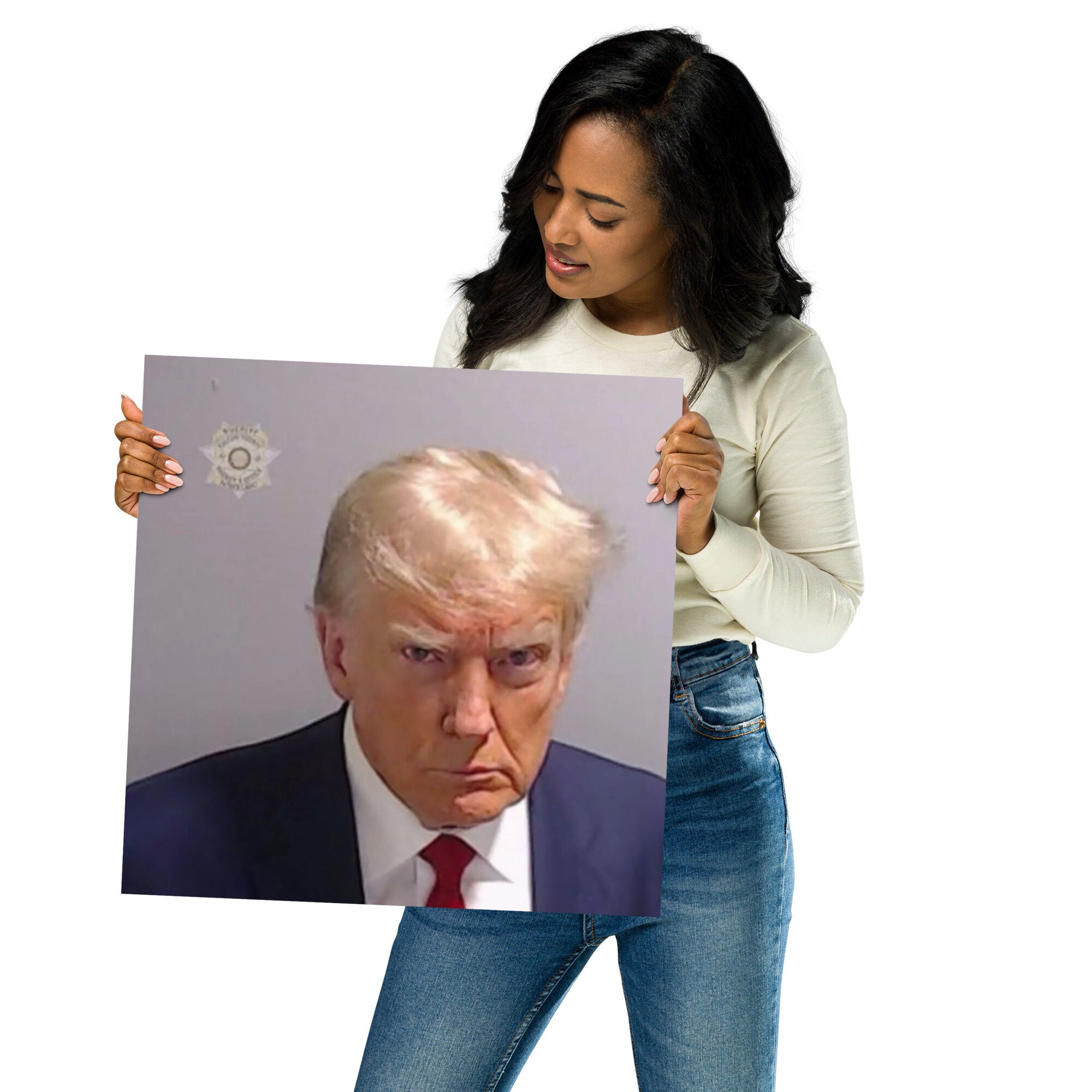 Trump Mugshot Poster - Etsy