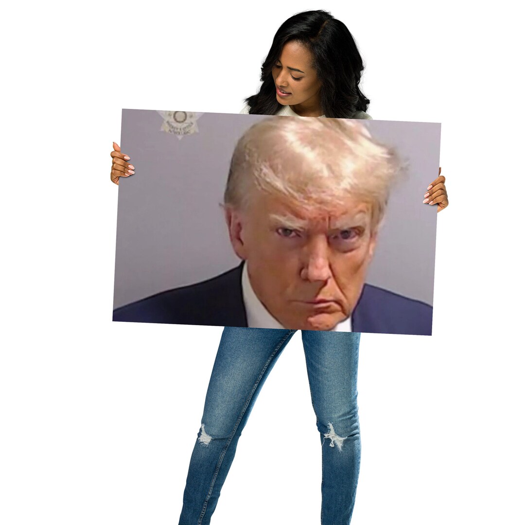 Trump Mugshot Poster - Etsy