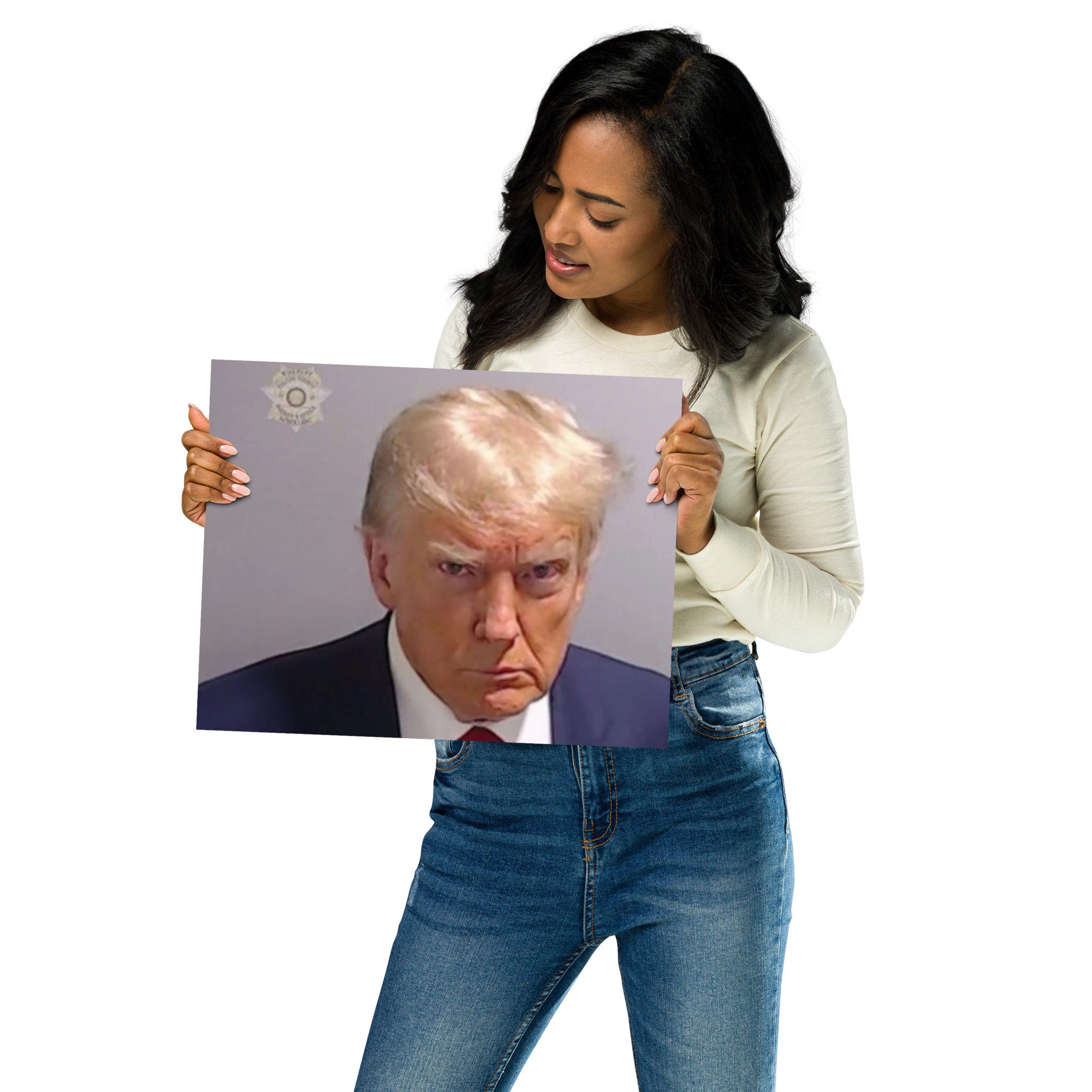 Trump Mugshot Poster - Etsy
