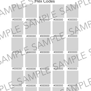 Procreate Color Palette WITH HEX CODES Classic Christmas | 30 Swatches ...