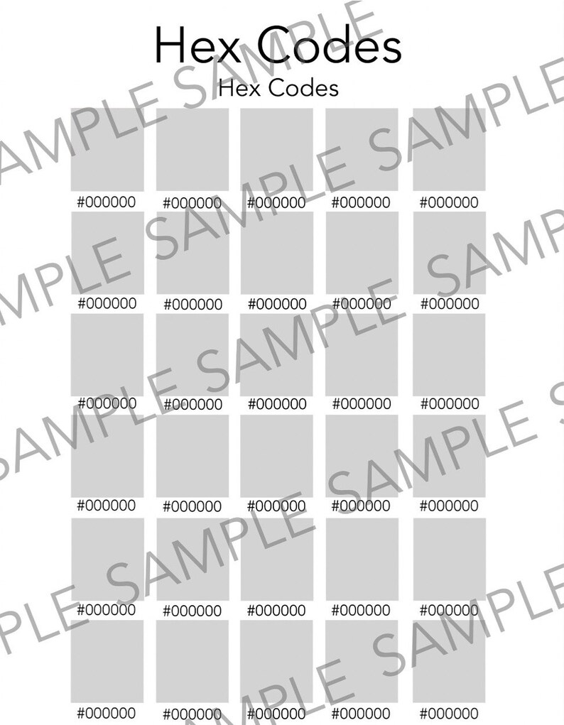 Procreate Color Palette WITH HEX CODES Classic Christmas | 30 Swatches ...