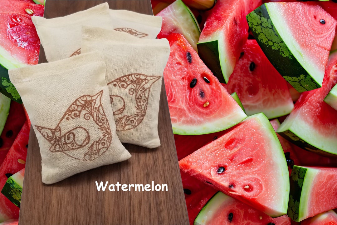 Watermelon Scented Sachets Set of 4 Air Freshener, Party Favor ...