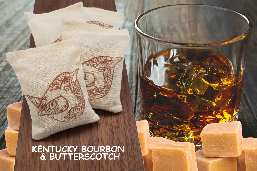 Kentucky Bourbon Butterscotch Scented Sachets Set of 4 Air Freshener ...