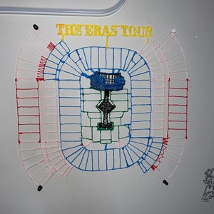 Custom Made Eras Tour Stage Maps 3D Stage Custom Sizes, Colors, and ...