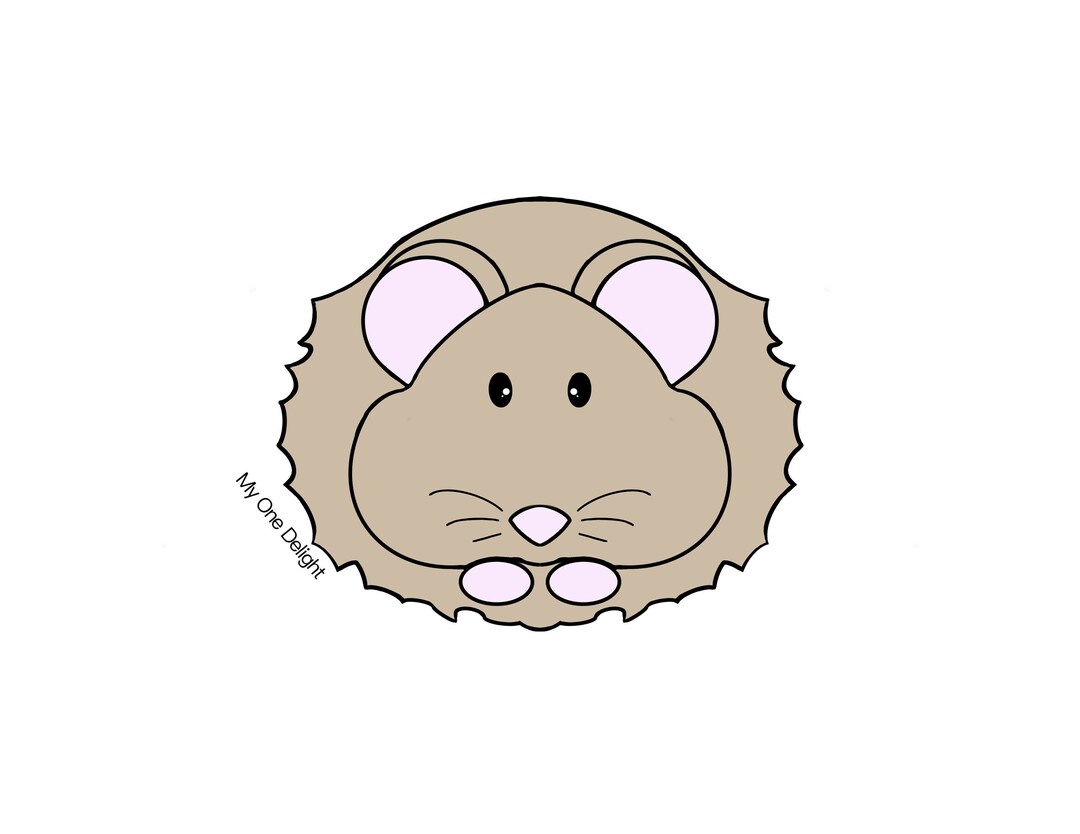 Hamster gerbil Guinea Pig Cookie Cutter fondant Clay - Etsy