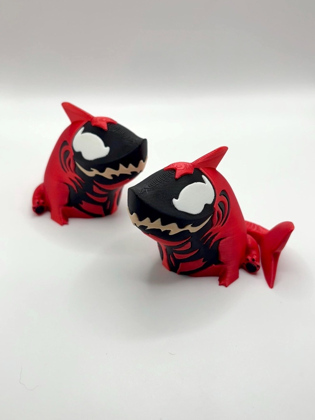 Symbiote Jeff the Shark-pup (carnage) Figure 3D Printed - Christmas ...