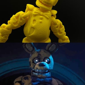 Spring Bonnie (whithered) Matthew Lillard FNAF Movie Inspo W/removable ...