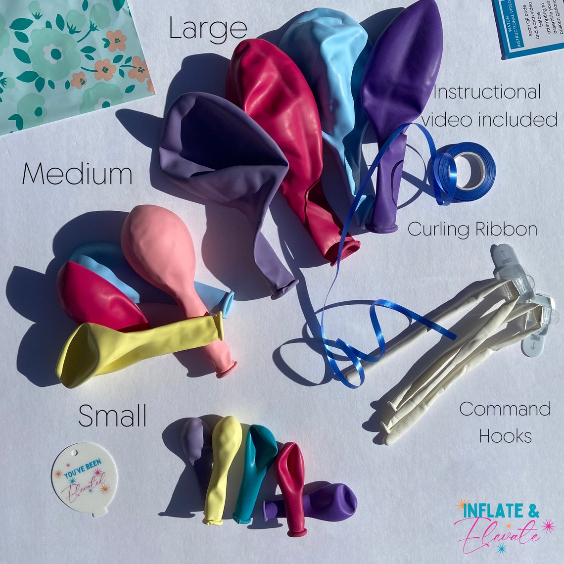 Rainbow Balloons. Kids Birthday Party Supplies Baby Shower. Balloons ...