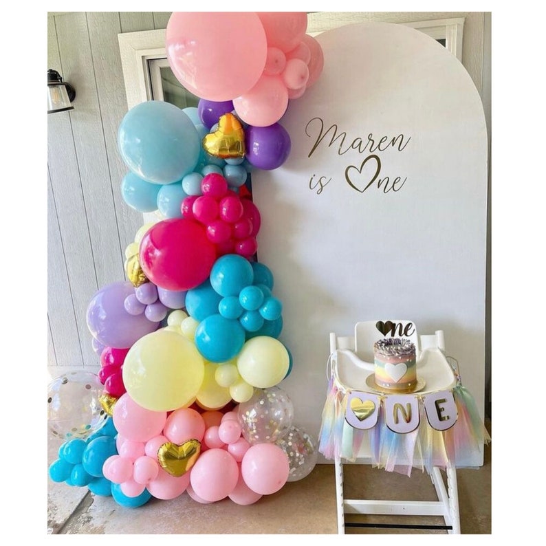 Rainbow Balloons. Kids Birthday Party Supplies Baby Shower. Balloons ...