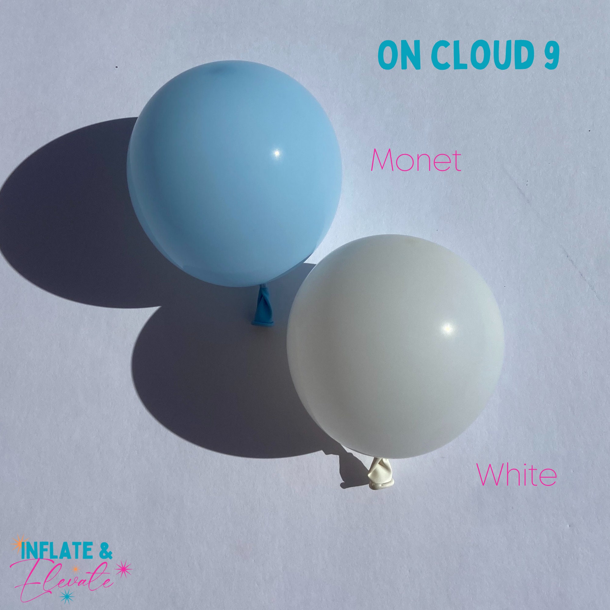 Cloud 9. Cloud Nine. Bridal Shower. Baby Shower. Balloons. DIY Balloon Kit. Balloon Garland ...