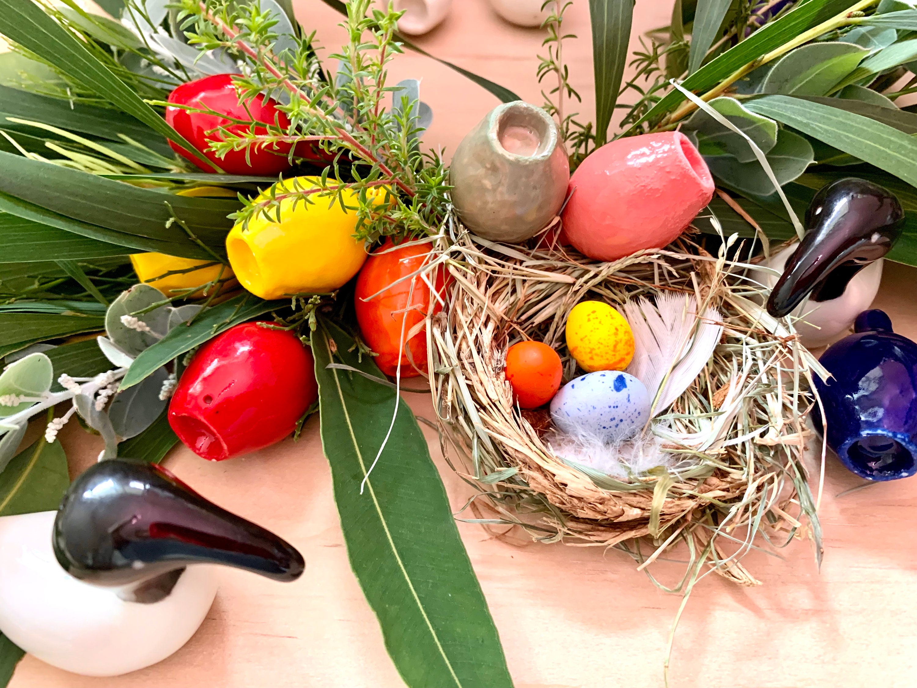 Gum Nut Ceramic Decoration Handmade Gift Australian Bush Charm ...