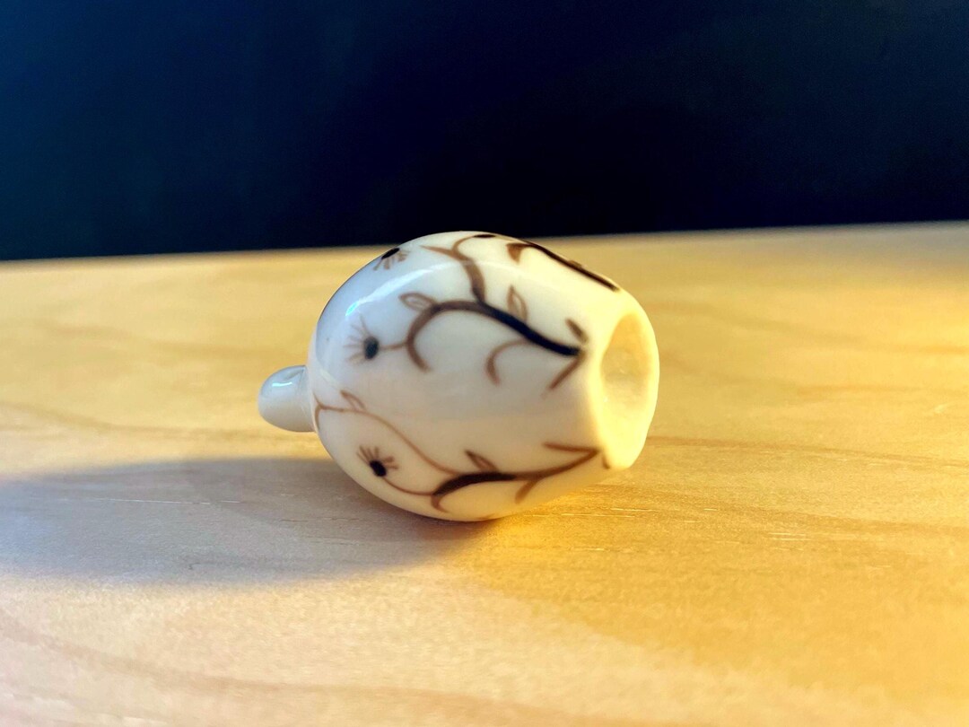 Gum Nut With Botanical Patterns No.2 Ceramic Decoration Handmade Gift ...