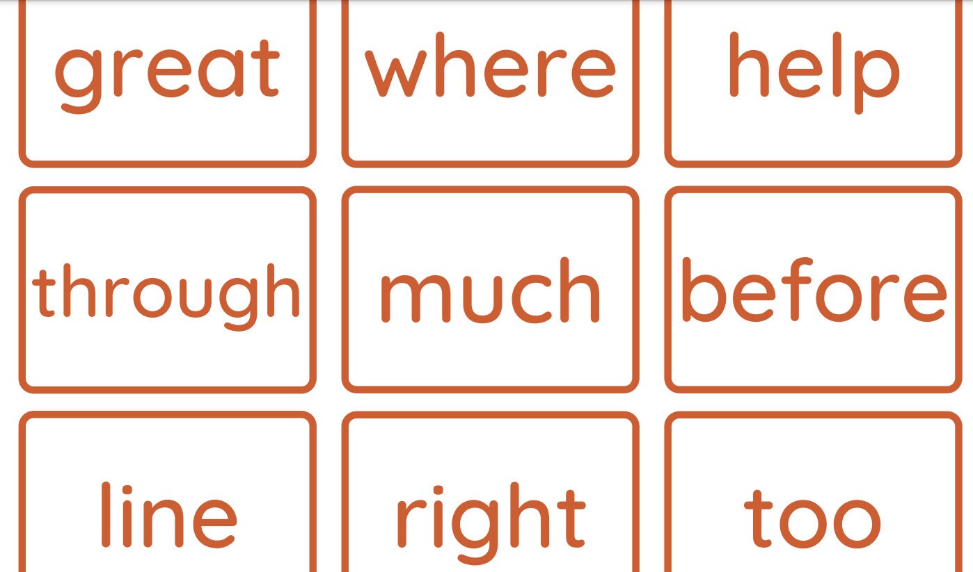 1,000 SIGHT WORD Flash Cards - Fry's FULL List - Printer Friendly - Etsy