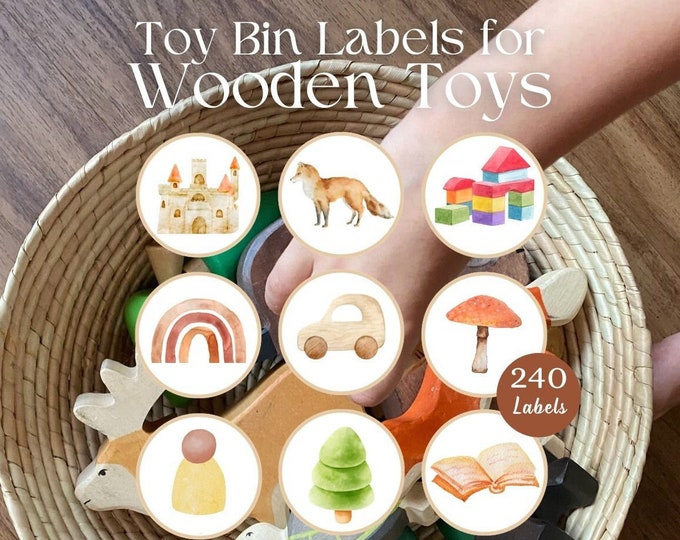 Printable Picture Toy Bin Labels Playroom Toy Storage - 48 Visual ...