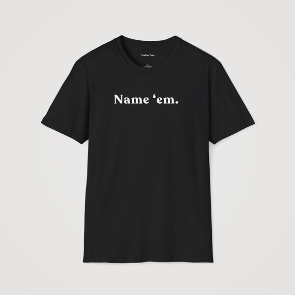 Name Em Graphic Tee - Etsy