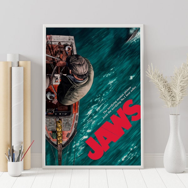 Jaws Poster - Etsy
