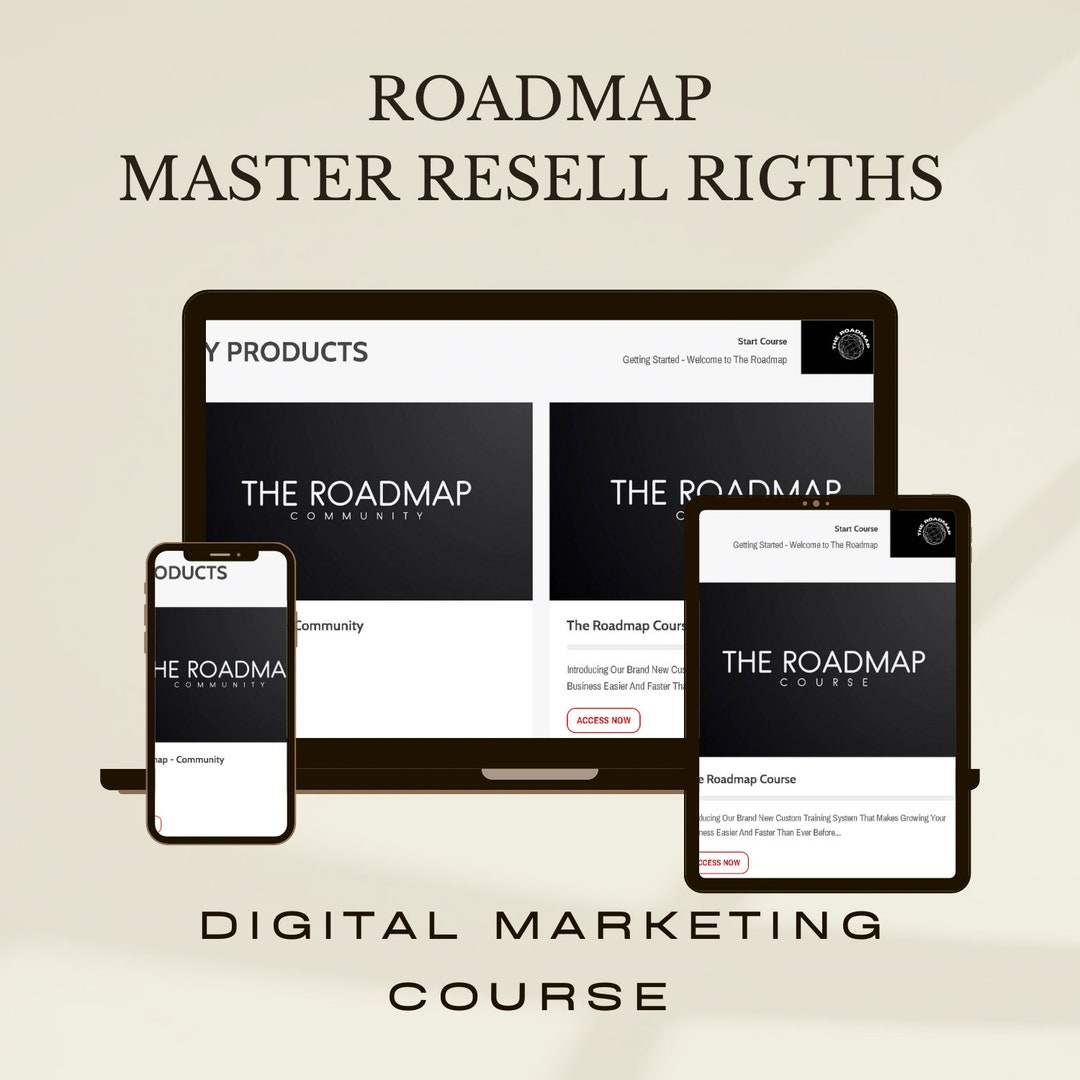 Roadmap To Riches Master Resell Rights Work From Home Online Business