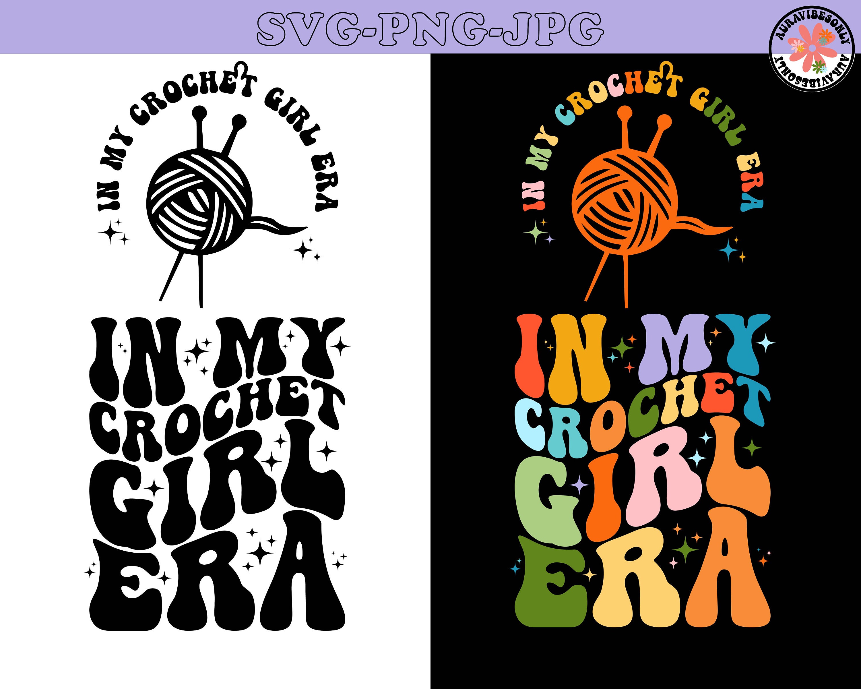 Crochet Girl Era Svg, in My Crochet Girl Era Svg, Crochet Svg,crochet ...